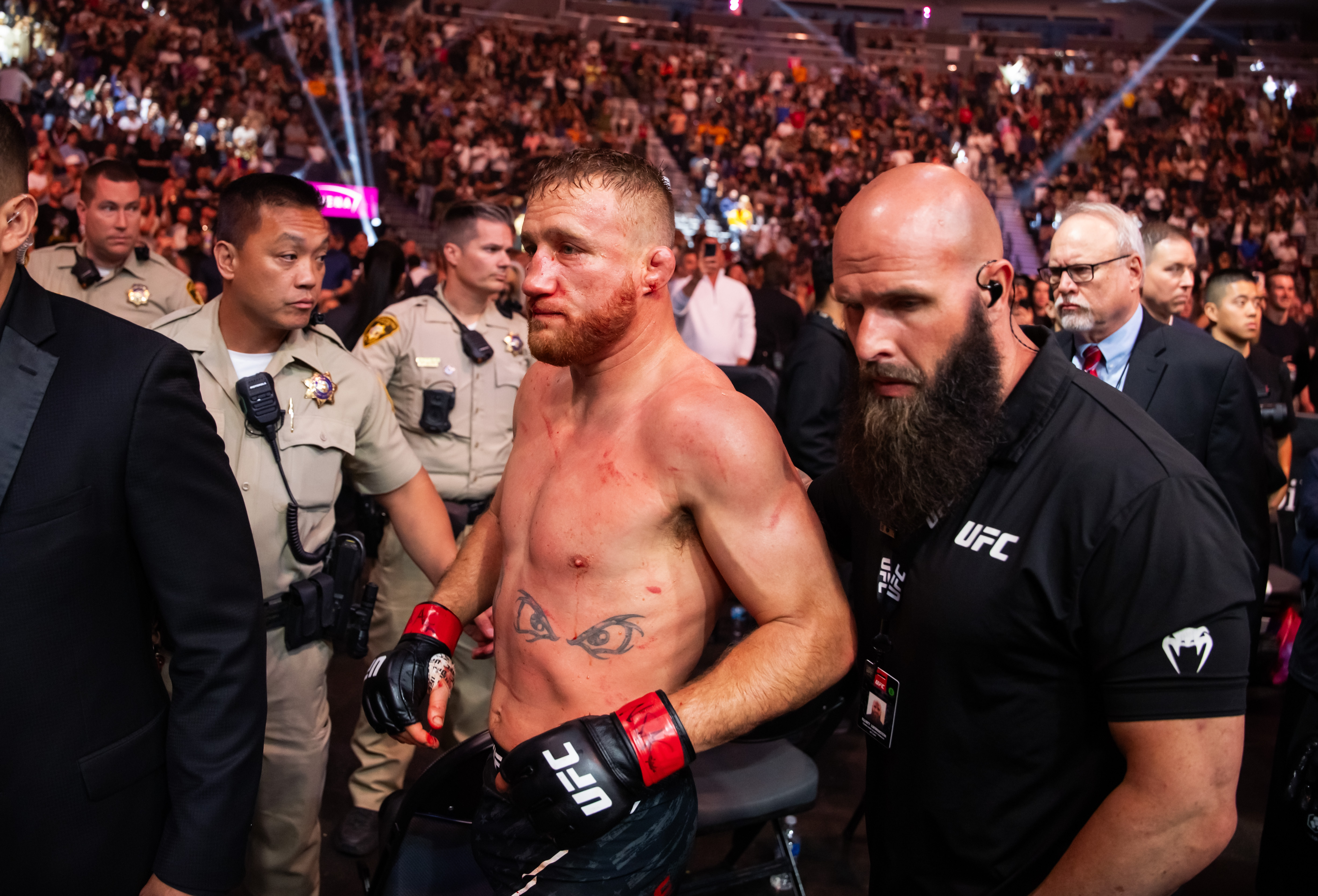 MMA fans flip over Justin Gaethje, who has his eye on yet another crack ...